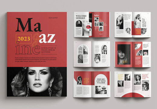 Imágenes de Zine Template: descubre bancos de fotos, ilustraciones ...