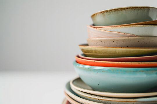 "Stack Of Dishes" Images – Browse 57 Stock Photos, Vectors, and Video ...