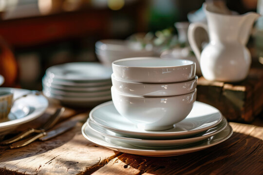 "Stack Of Dishes" Images – Browse 57 Stock Photos, Vectors, and Video ...