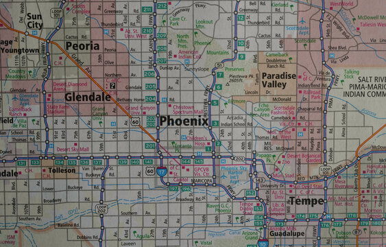 Arizona Cities Map Images – Browse 3,217 Stock Photos, Vectors, and ...