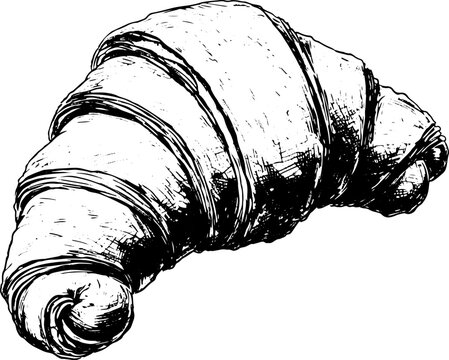 croissant drawing
