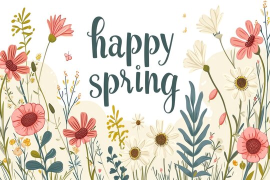 "Happy Spring" Images – Browse 3,509 Stock Photos, Vectors, and Video ...