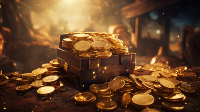 Gold Treasure Box Images – Browse 51,196 Stock Photos, Vectors, and ...