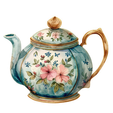 Vintage Teapot Vector