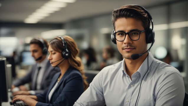 Call Center Guy Images – Browse 16,663 Stock Photos, Vectors, and Video ...