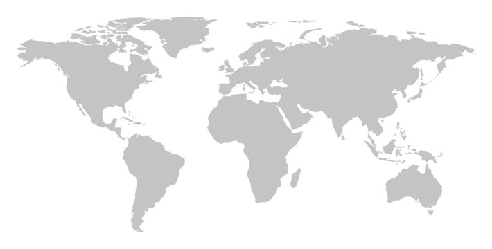 Global Map With Country Outlines Images – Browse 53,654 Stock Photos ...