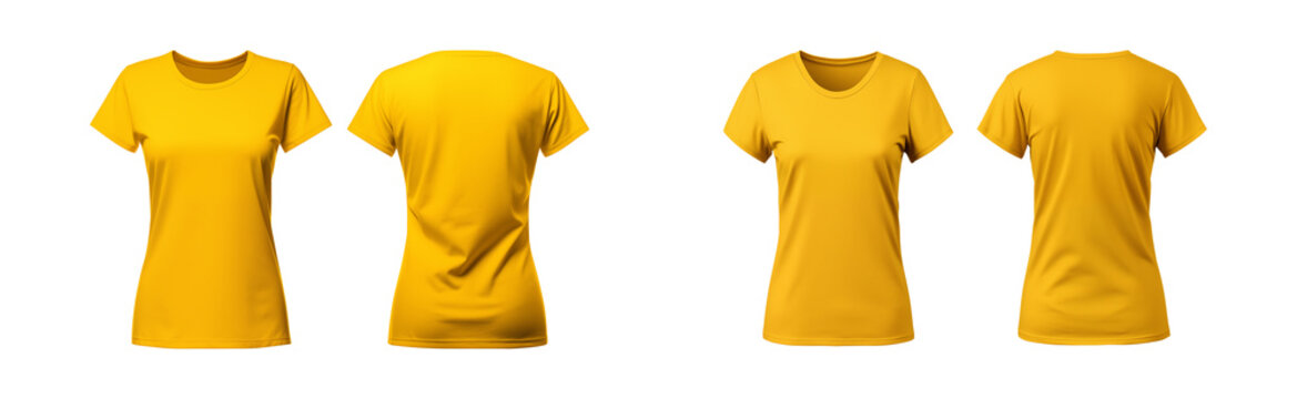 Yellow Shirt Front And Back Images – Browse 6,861 Stock Photos, Vectors ...