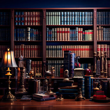 Law Library Background