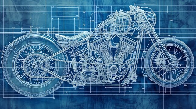 Motorcycle Blueprint Images – Browse 3,521 Stock Photos, Vectors, and ...