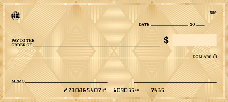 donation check design