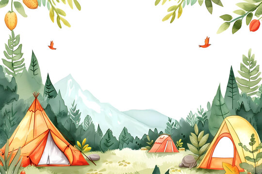 Camping Border