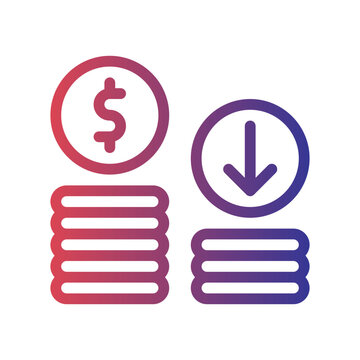 Reduce Cost Line Icon Images – Browse 2,682 Stock Photos, Vectors, and ...