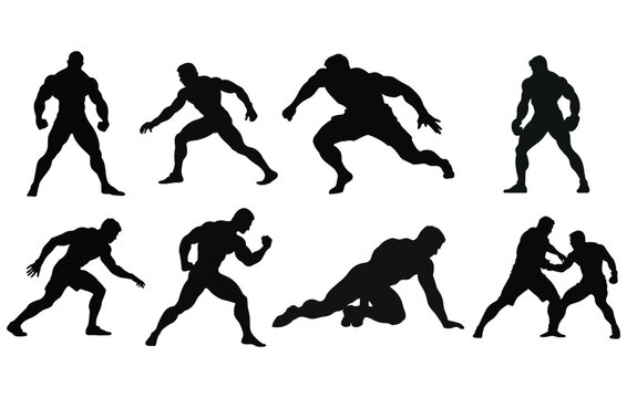 Wrestling Silhouette Images – Browse 7,663 Stock Photos, Vectors, and ...