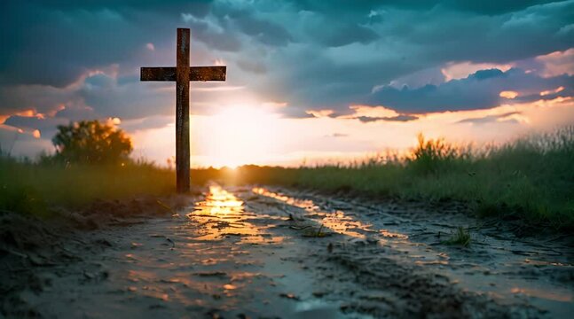 Wooden Cross In Field Images – Browse 8,769 Stock Photos, Vectors, and ...