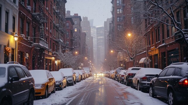 Snowy City Street Images – Browse 111,999 Stock Photos, Vectors, and ...