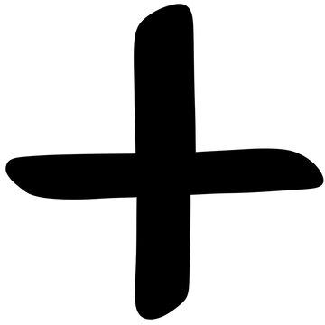 Black Plus Symbol