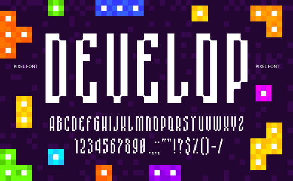 8 Bit Alphabet Images – Browse 4,707 Stock Photos, Vectors, and Video ...