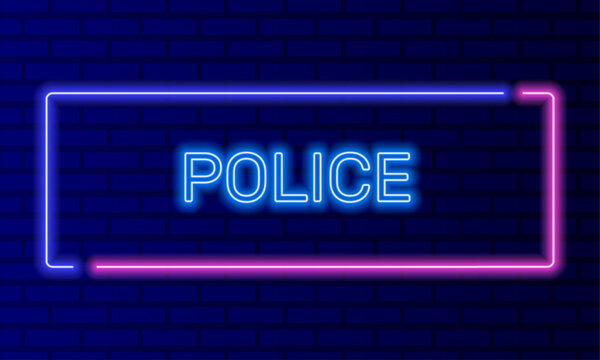 Police Neon Images – Browse 13,413 Stock Photos, Vectors, and Video ...