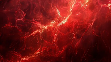 Abstract red smoky background with vibrant colors and soft blurred ...