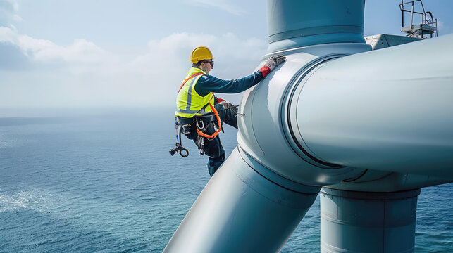 Wind Turbine Engineer Images Browse 394 897 Stock Photos Vectors