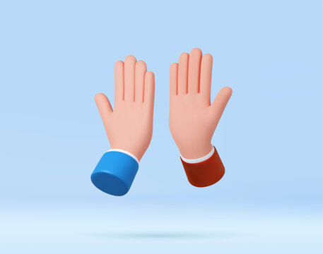 Cartoon Hand High Five Images – Browse 3,239 Stock Photos, Vectors, and ...