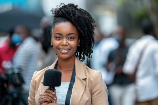 News Reporter African Images – Browse 8,734 Stock Photos, Vectors, and ...