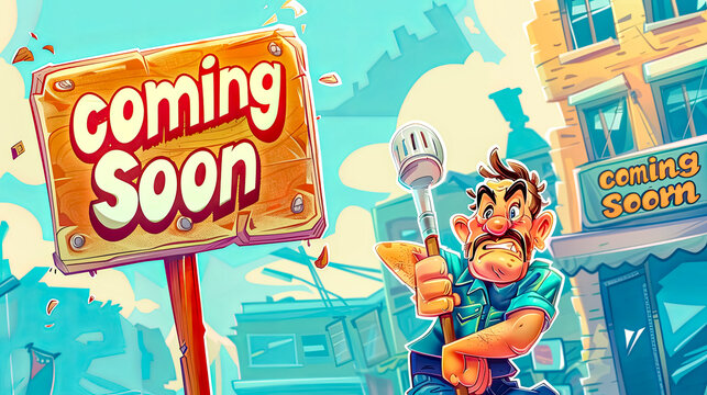 Coming Soon Cartoon Images – Browse 1,310 Stock Photos, Vectors, and ...