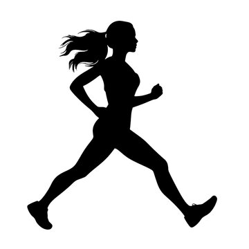 Female Runner Silhouette Images – Browse 21,915 Stock Photos, Vectors ...