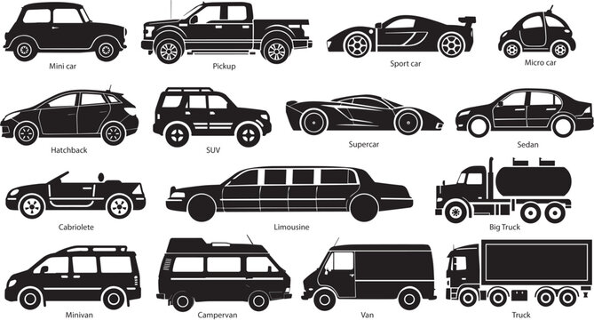 Car Body Types Icons Images – Browse 3,662 Stock Photos, Vectors, and ...