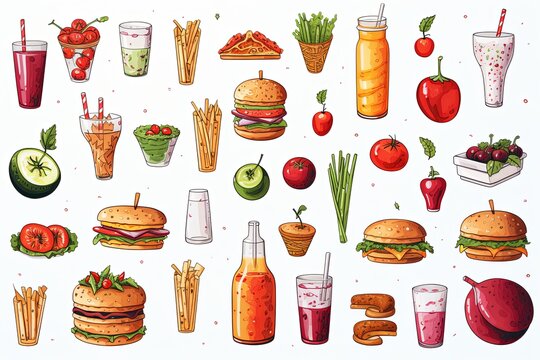 Fast Food Clipart Images – Browse 51,221 Stock Photos, Vectors, and ...