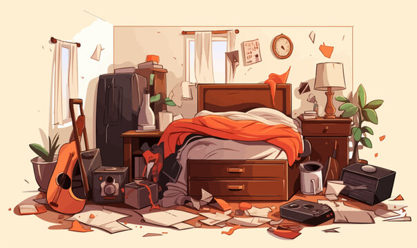 Messy Room Vector Images – Browse 10,563 Stock Photos, Vectors, and ...