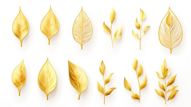 Gold Leaves Images – Browse 1,892,144 Stock Photos, Vectors, and Video ...