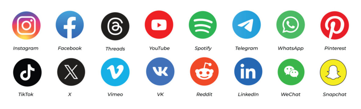 Social Media Png Images – Browse 289,487 Stock Photos, Vectors, and ...