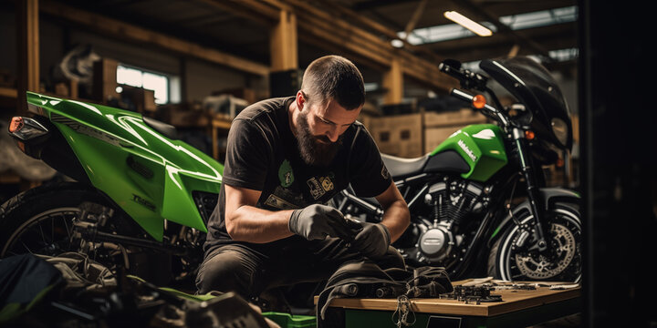 "Motorcycle Repair" Images – Browse 884 Stock Photos, Vectors, and ...