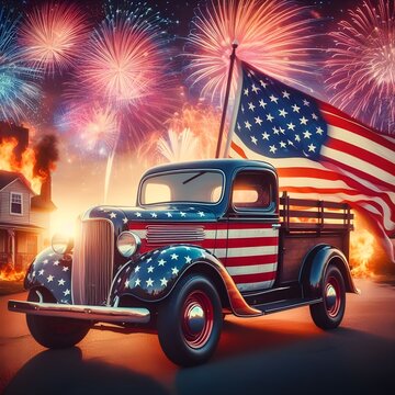 4Th Of July Car Images – Browse 2,648 Stock Photos, Vectors, and Video ...