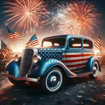 4Th Of July Car Images – Browse 3,236 Stock Photos, Vectors, and Video ...
