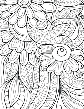 "Adult Coloring Book Pages" Images – Browse 172 Stock Photos, Vectors ...