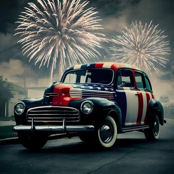 4Th Of July Car Images – Browse 2,648 Stock Photos, Vectors, and Video ...