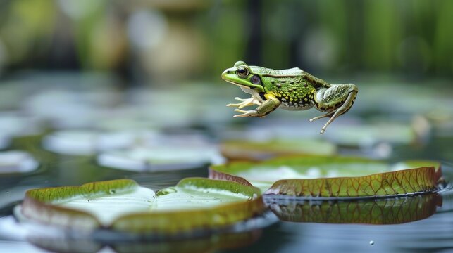 Frogs On Lily Pads Images – Browse 8,297 Stock Photos, Vectors, and ...