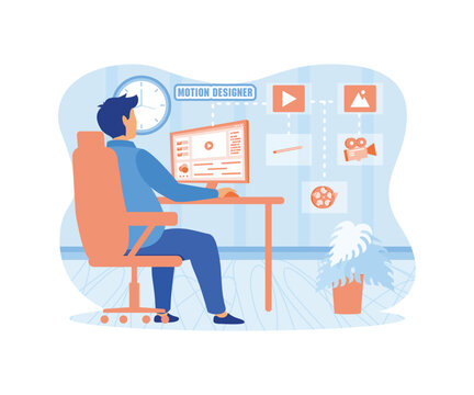 Animator Computer Images – Browse 2,739 Stock Photos, Vectors, and ...