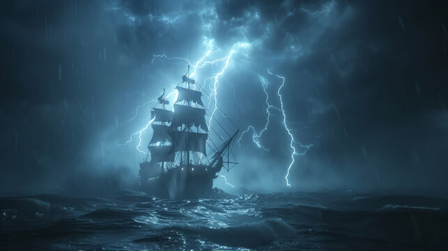 Sailing Ship In Storm Images – Browse 49,810 Stock Photos, Vectors, and ...