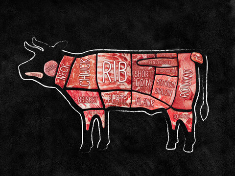 Map Of Butcher Cow