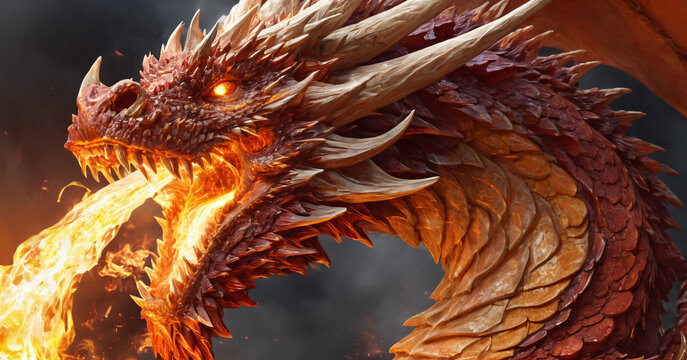Red Dragon Breathing Fire Images – Browse 3,863 Stock Photos, Vectors ...
