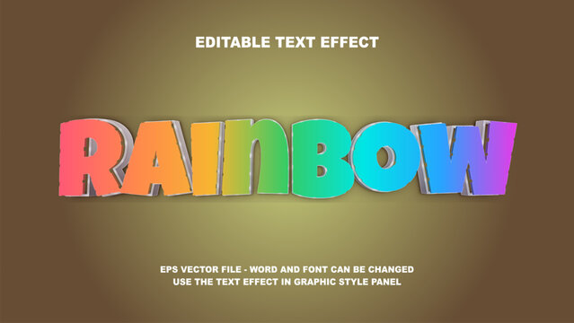Rainbow Text Images Browse 108 Stock Photos Vectors And Video