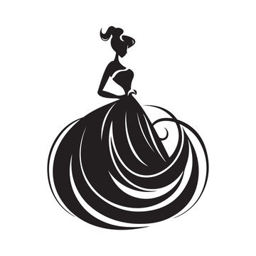 Ball Gown Silhouette Images – Browse 3,504 Stock Photos, Vectors, and ...