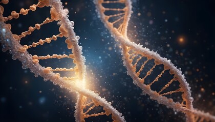 colorful background with DNA. World Health Day