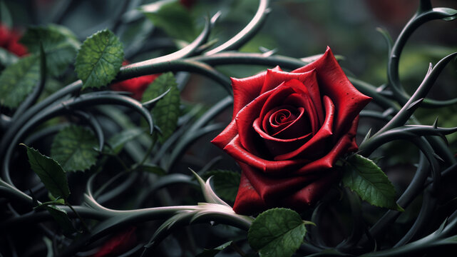 Rose Vine With Thorns Images – Browse 1,188 Stock Photos, Vectors, and ...