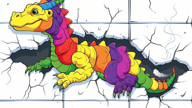 Break Through Wall Cartoon Images – Browse 2,295 Stock Photos, Vectors ...