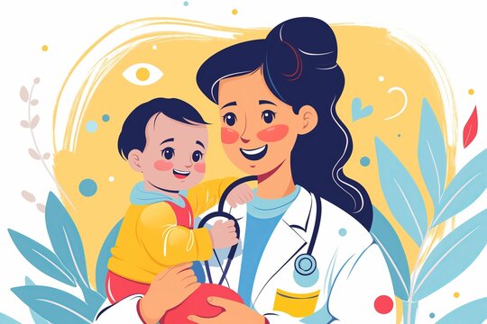 Pediatric Patients Cartoon