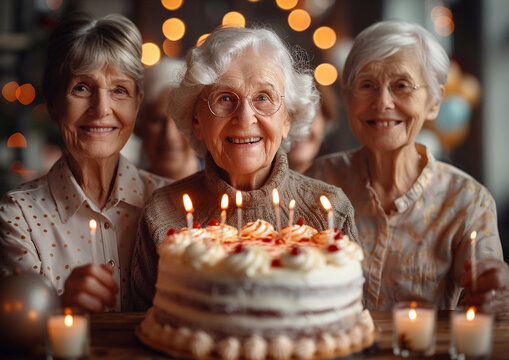 Happy Birthday Old Lady Images – Browse 7,700 Stock Photos, Vectors ...